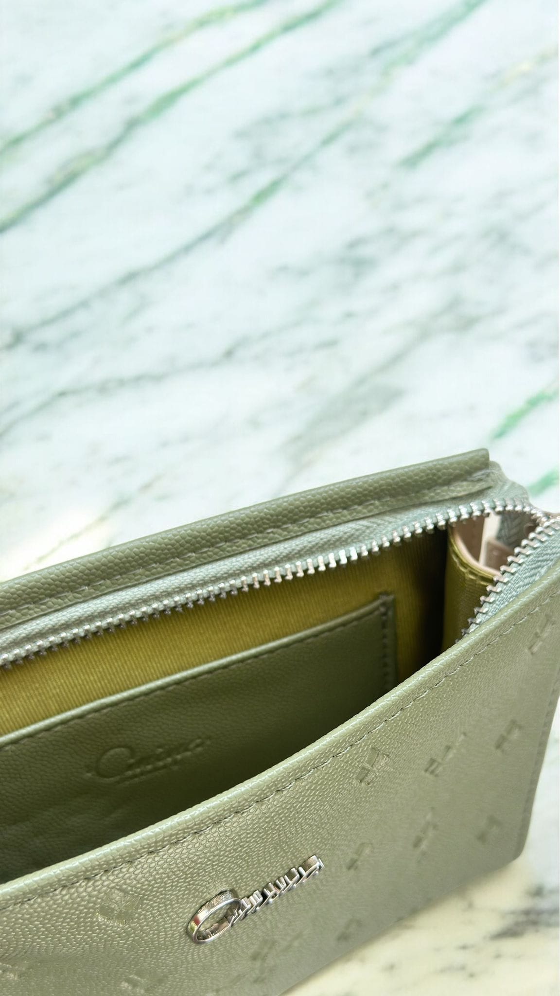 Matcha Green Pouch – Amina Gallery