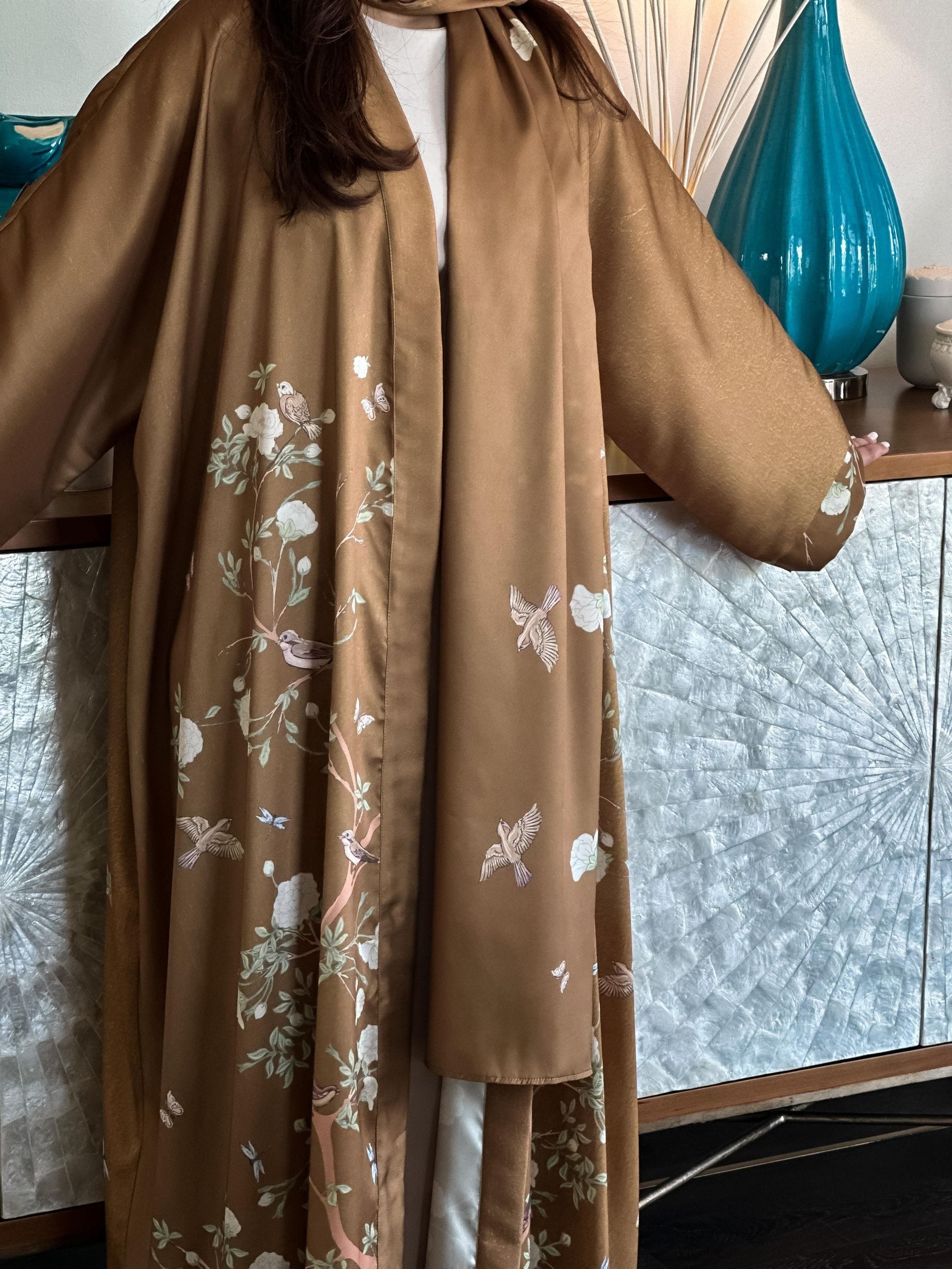 Gold Bird (Abaya) – Amina Gallery
